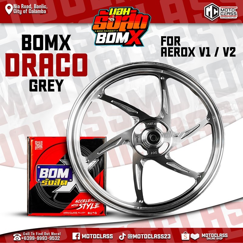 BOM RANGSIT DRACO AEROX V1/V2 MAGS 6 SPOKES | Shopee Philippines