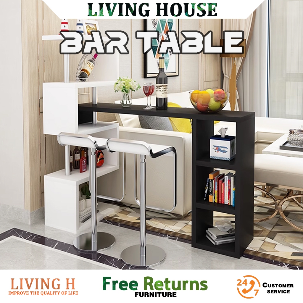 LIVING Modern 360 Rotating bar table porch partition cabinet wall ...