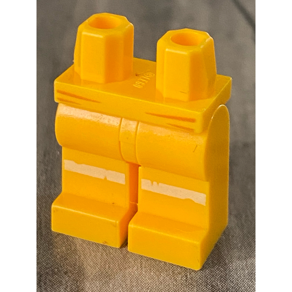 LEGO Minifigure, Legs - Hips and Legs with Worn Reflective Stripes ...