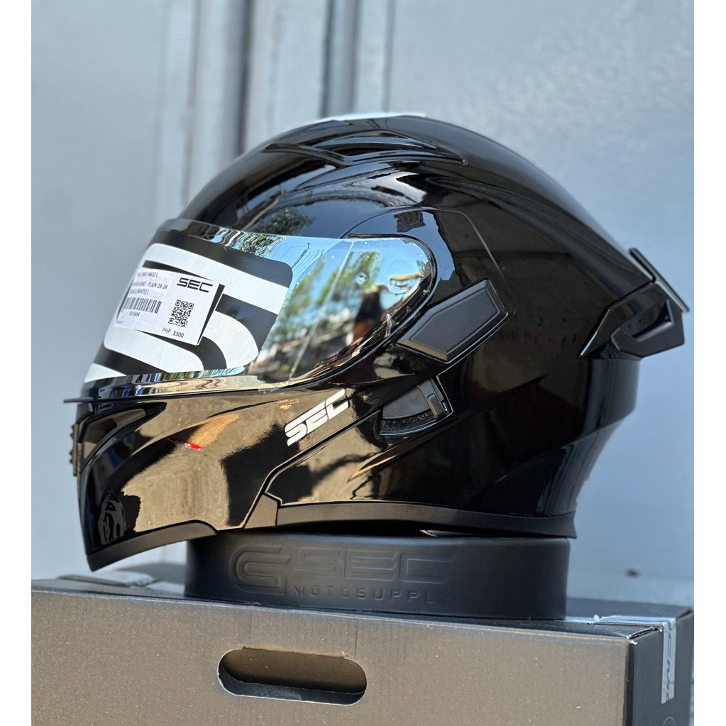 SEC Whirlwind Modular Helmet dual visor extra & clear lens | Shopee ...