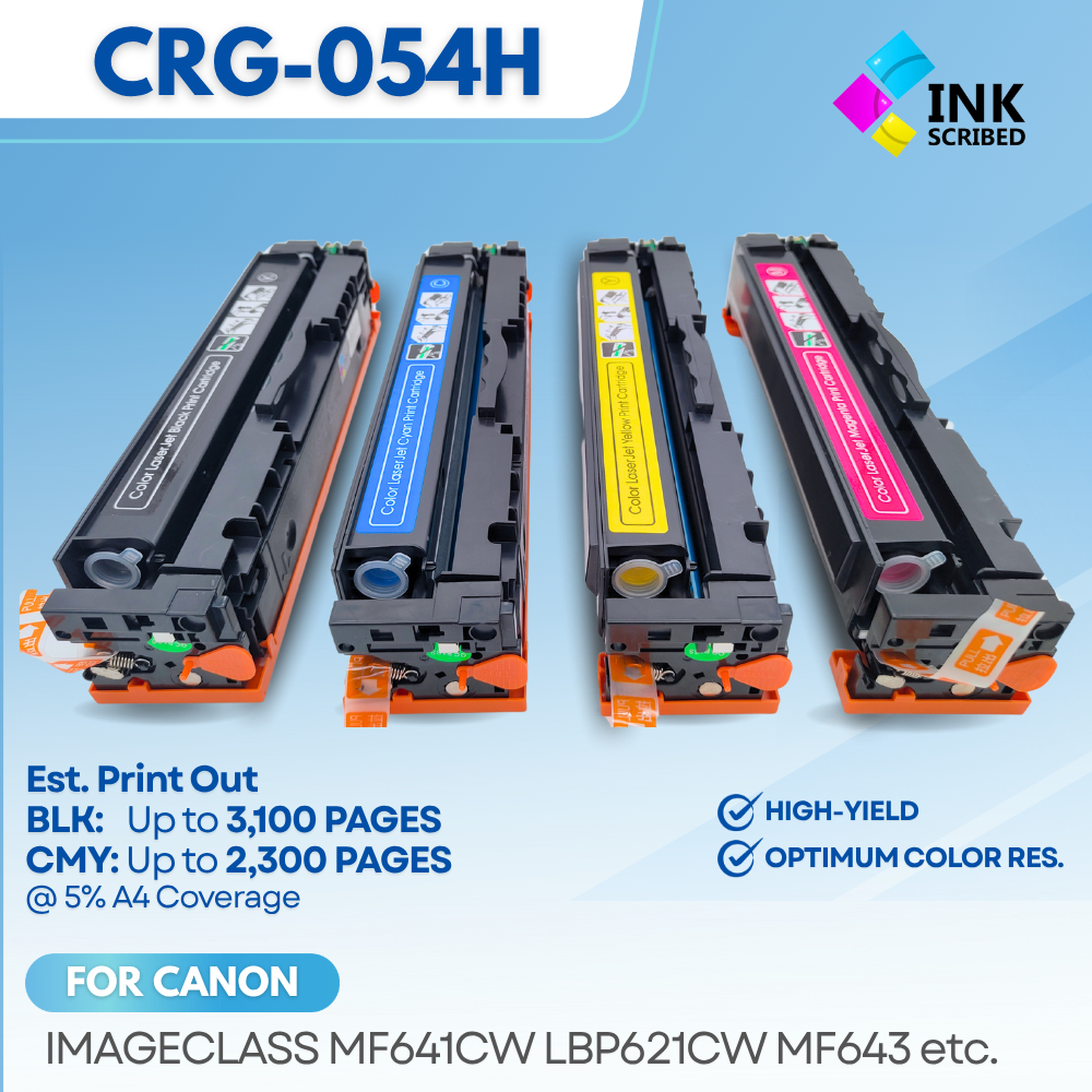 INKSCRIBED CRG054 054 CRG054H Compatible Toner Cartridge Canon ...