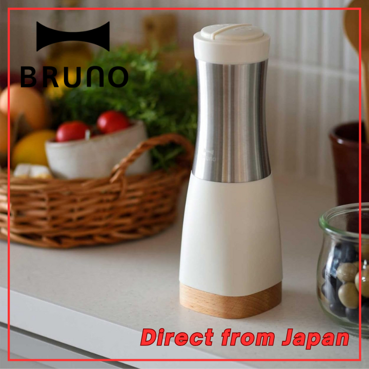 BRUNO Double Auto Wood Spice Mill Electric Dual Grinder for Salt ...
