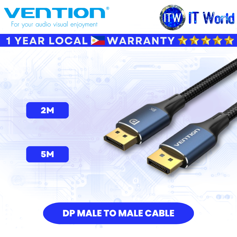 Itw | Vention 8K Gaming DisplayPort 1.4 HD Cable Dyanmic HDR Support ...