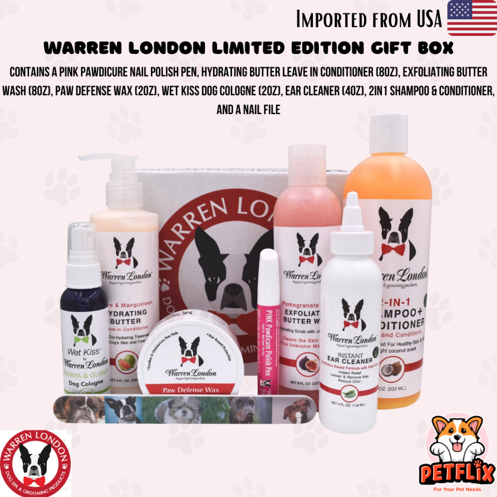 Warren London Limited Edition Gift Box Contains Shampoo, Conditioner ...