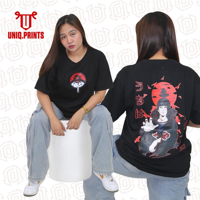 UNIQ.PRINTS NARUTO ITACHI V2 GRAPHIC COTTON TSHIRT FOR MEN AND WOMEN | Shopee Philippines
