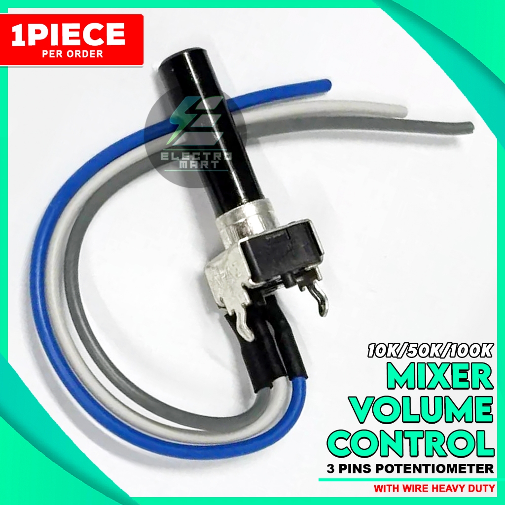 10K/50K/100KUniversal Mixer Volume Control 3 PINS Potentiometer With ...