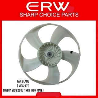 FAN BLADE for TOYOTA VIOS 17 1NR "IRON MAN" (5 BLADES) Replacement part ...
