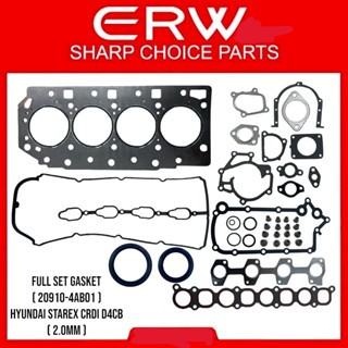 FULL SET GASKET HYUNDAI STAREX CRDI D4CB 2.0MM "GRAPHITE" Replacement ...