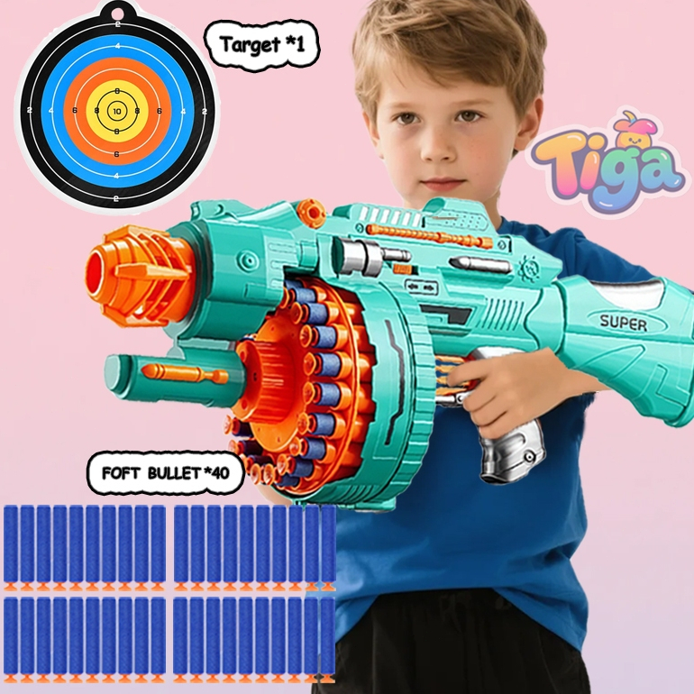 Blaze Storm Toy soft gun toy kids Monster Machine Gun Electric toy gun ...