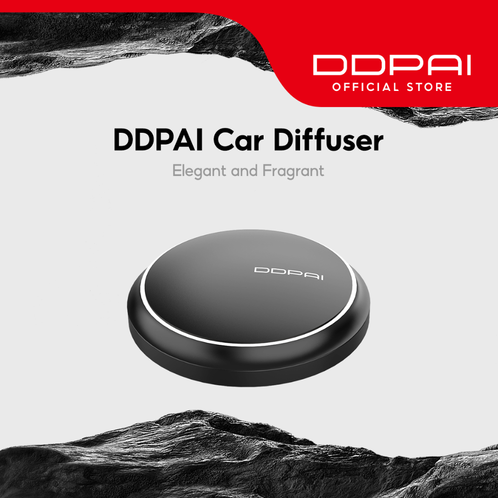 DDPAI Goby Car Diffuser Metal Car Fragrance Disc Contoins 3 Natural ...