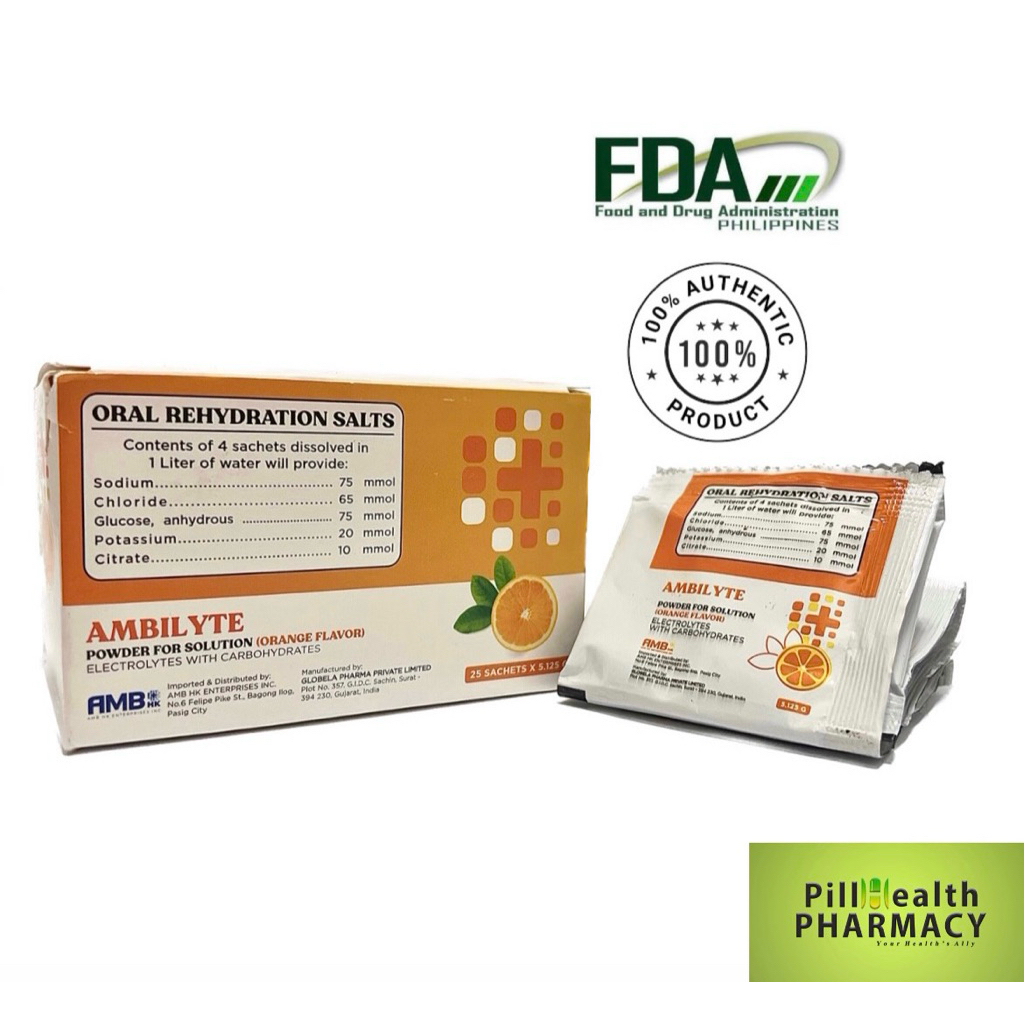 Oral Rehydration Salt Orange - 1 Box | Shopee Philippines