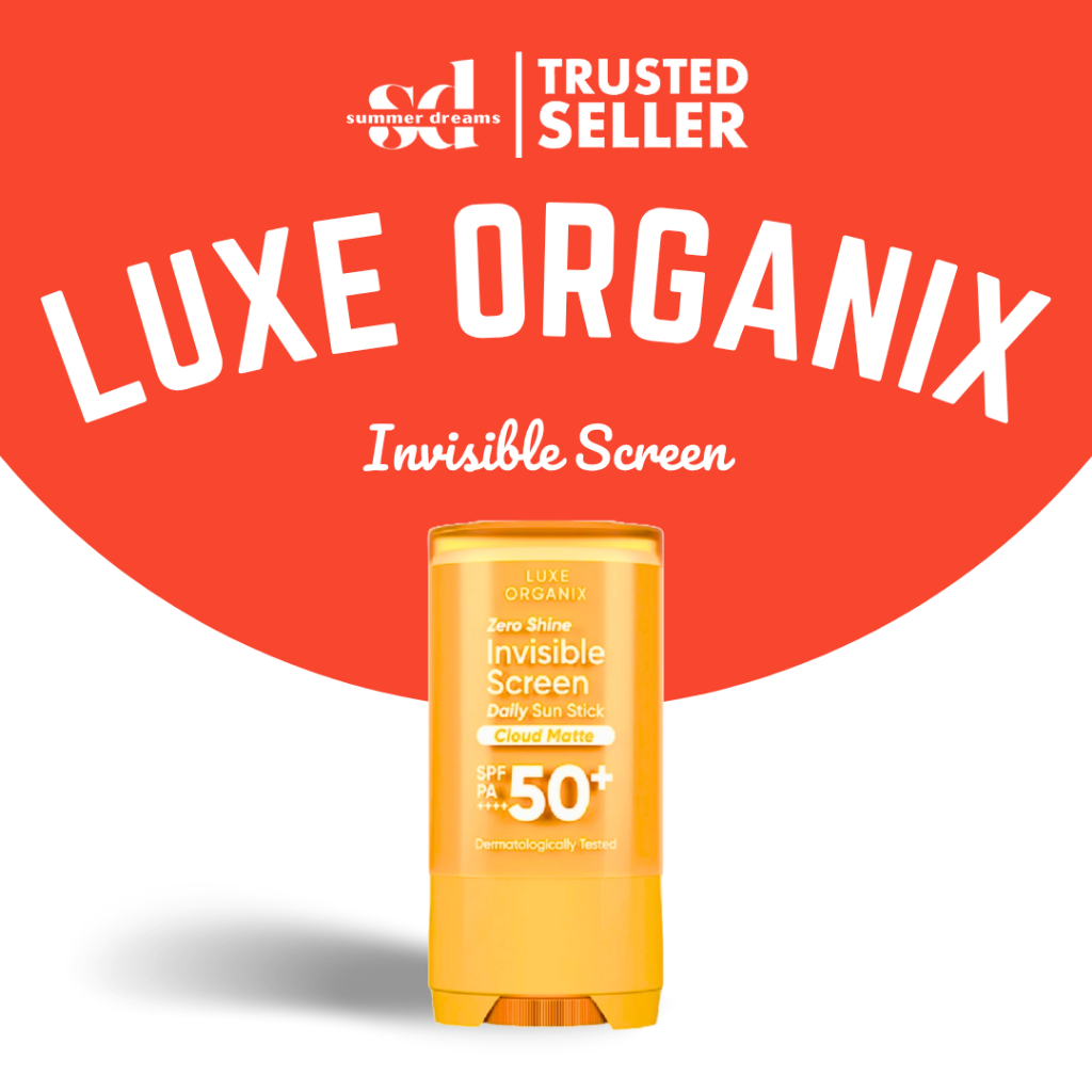 LUXE ORGANIX Zero Shine Invisible Screen Daily Sun Stick SPF 100 ...