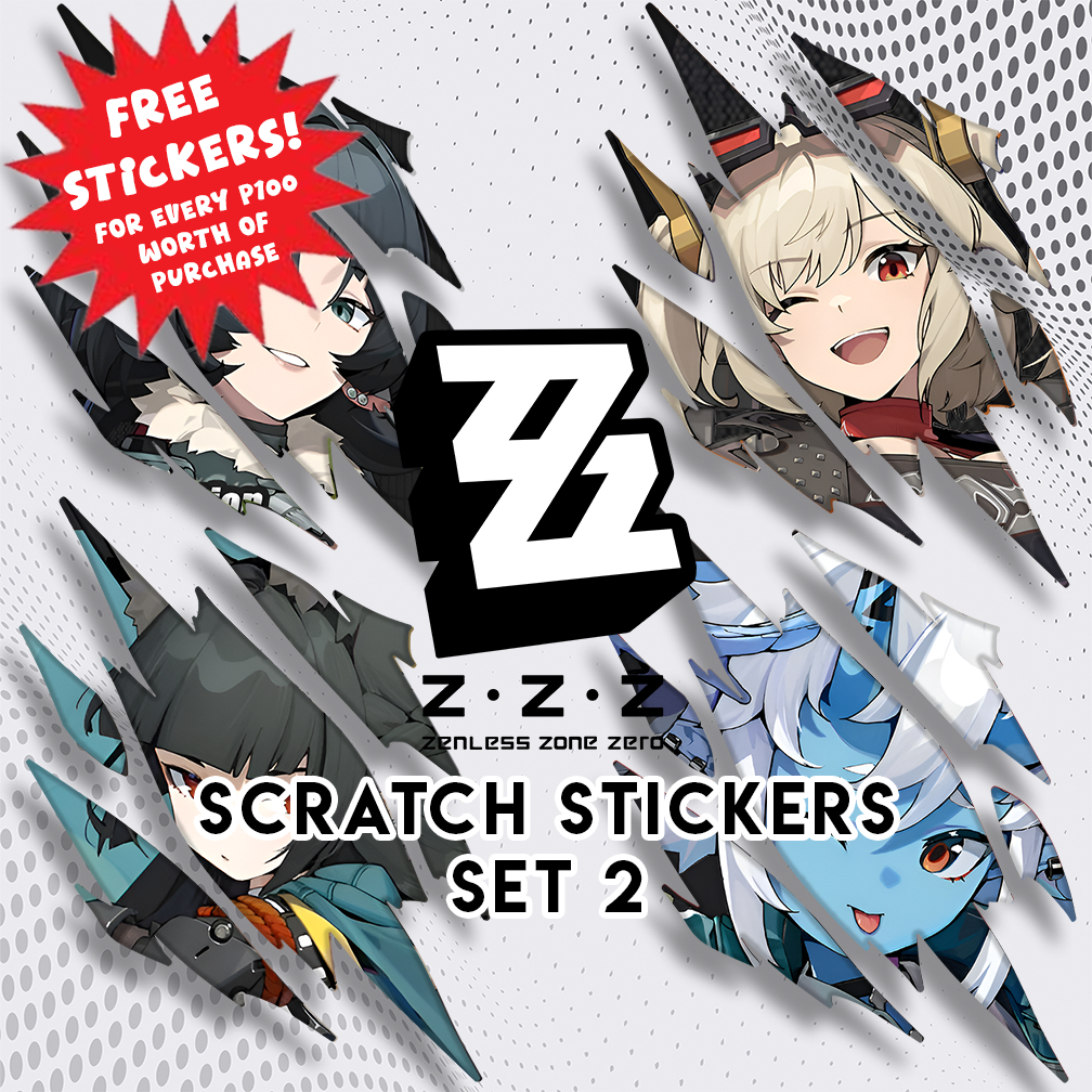 Zenless Zone Zero Set 2 Waterproof Scratch Anime Stickers for tumblers ...