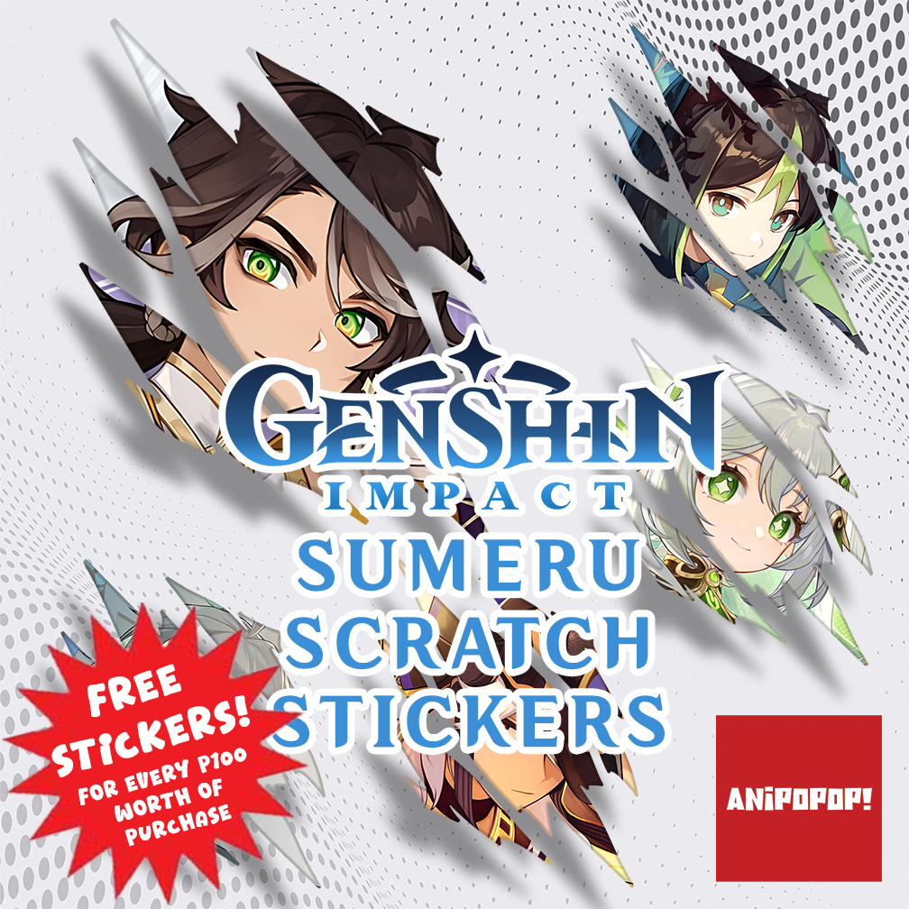 Genshin Impact Sumeru Waterproof Scratch Anime Stickers for tumblers ...