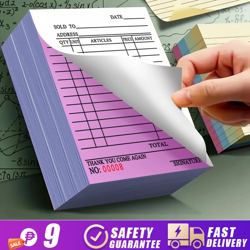 Carbonized Receipt Invoice 2 Copies Commercial Receipt Official Receipt ...