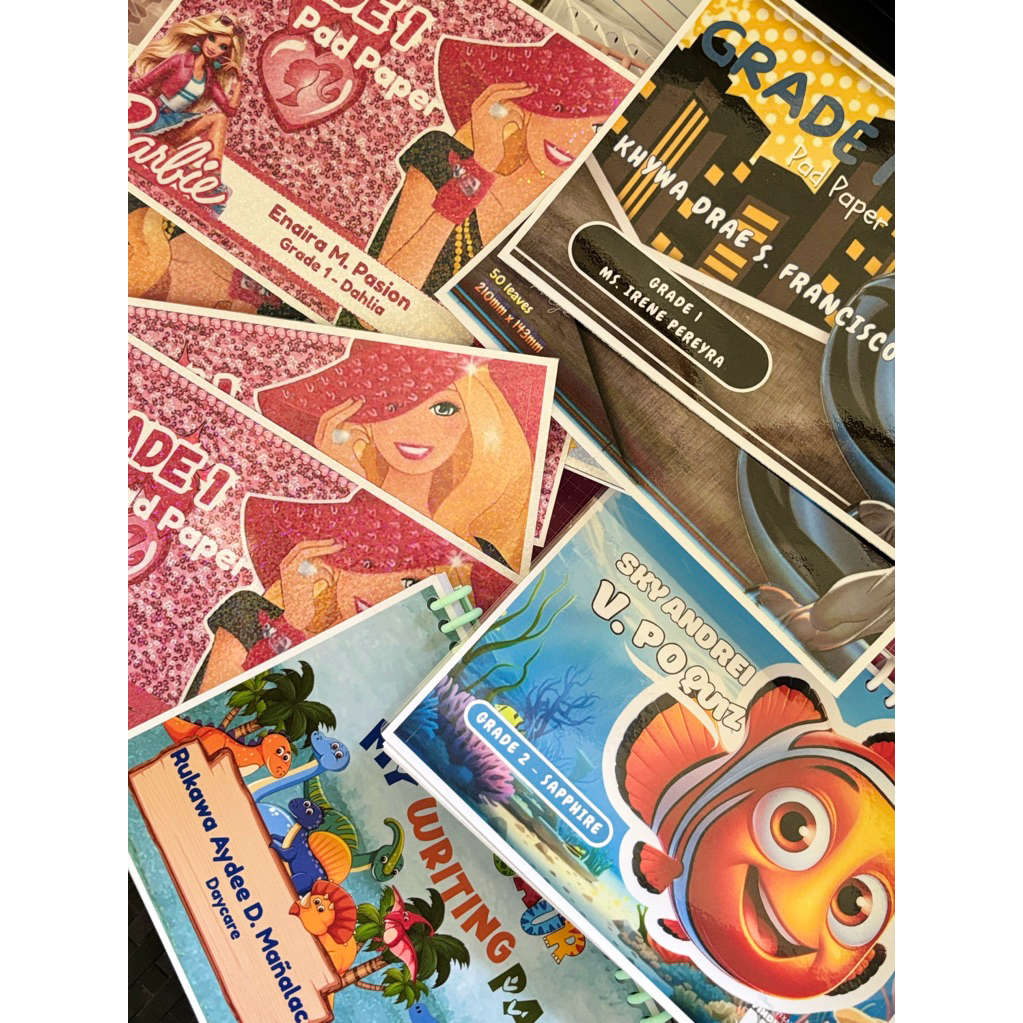 WRITING PAD PAPER HARD LAMINATED & REFILLABLE SPRING DAYCARE TO GRADE 4 ...