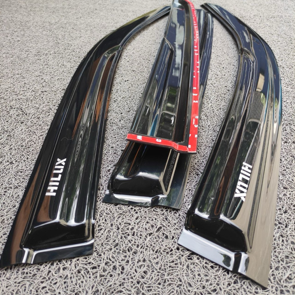 Rain Visor Toyota Hilux Window Guard 2016 2017 2018 2019 2020 2021 2022 ...