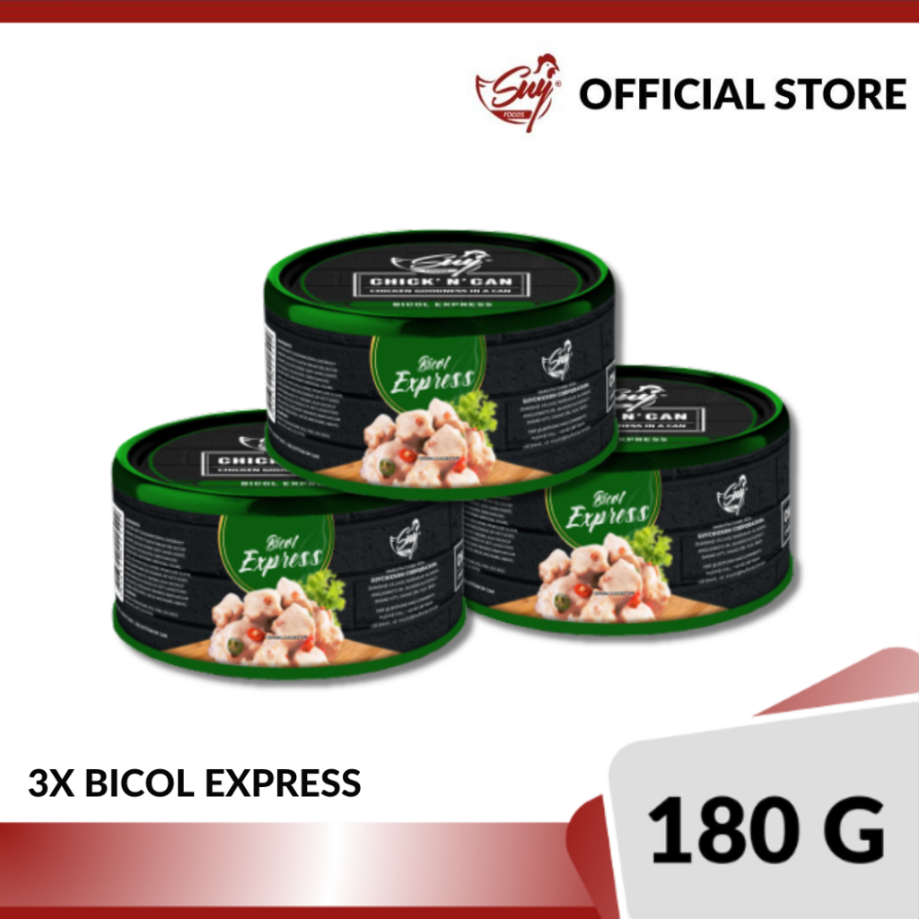 Suy Foods 3pcs Bicol Express 180g | Shopee Philippines