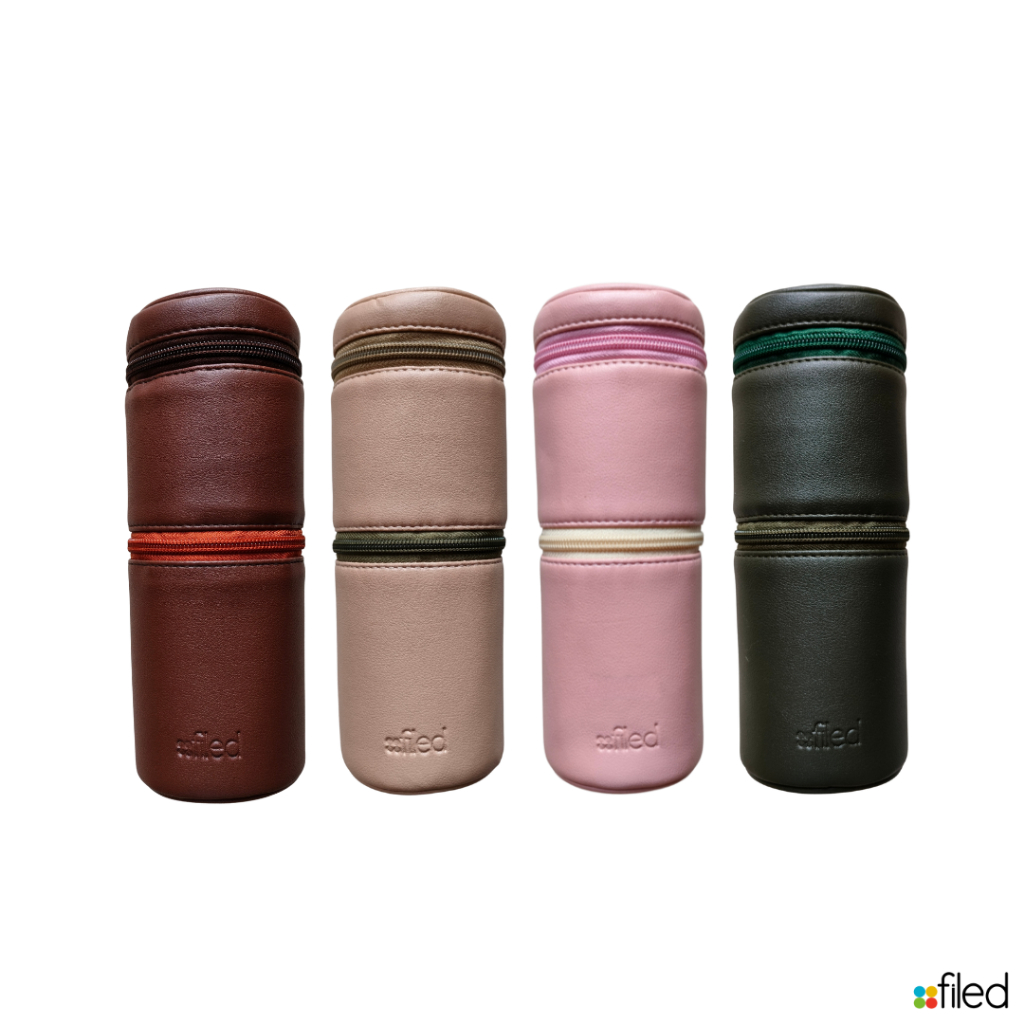 Filed Pen Capsule Peak Collection Leatherette Pen Holder Organizer ...