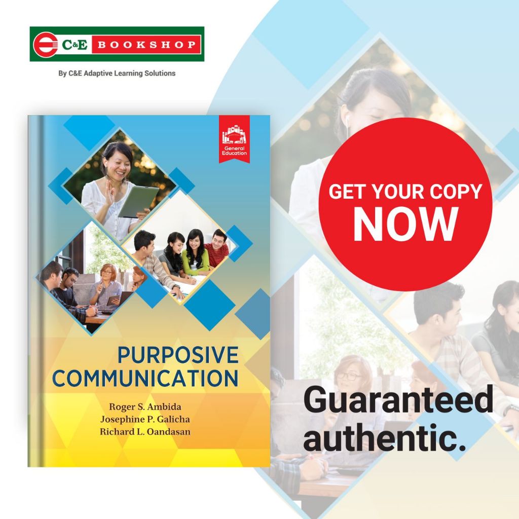 Purposive Communication - 9789719811022 - C&E Bookshop | Shopee Philippines