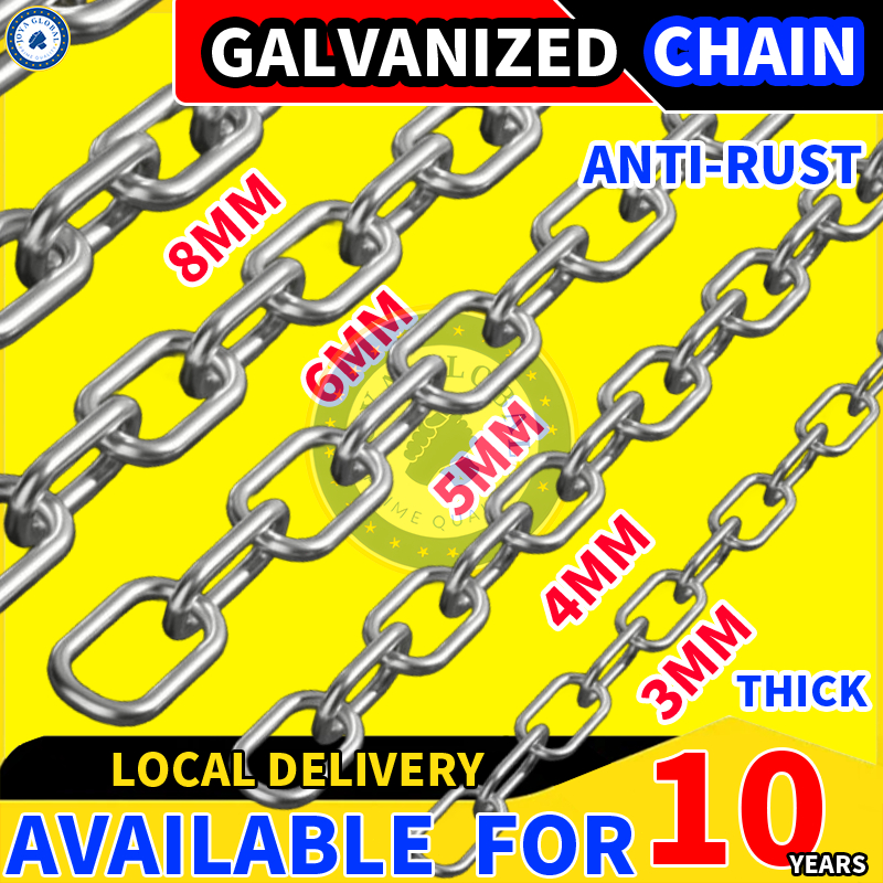 Galvanized Chain for Link Gate Fence Connector Dog Chain Metal ...