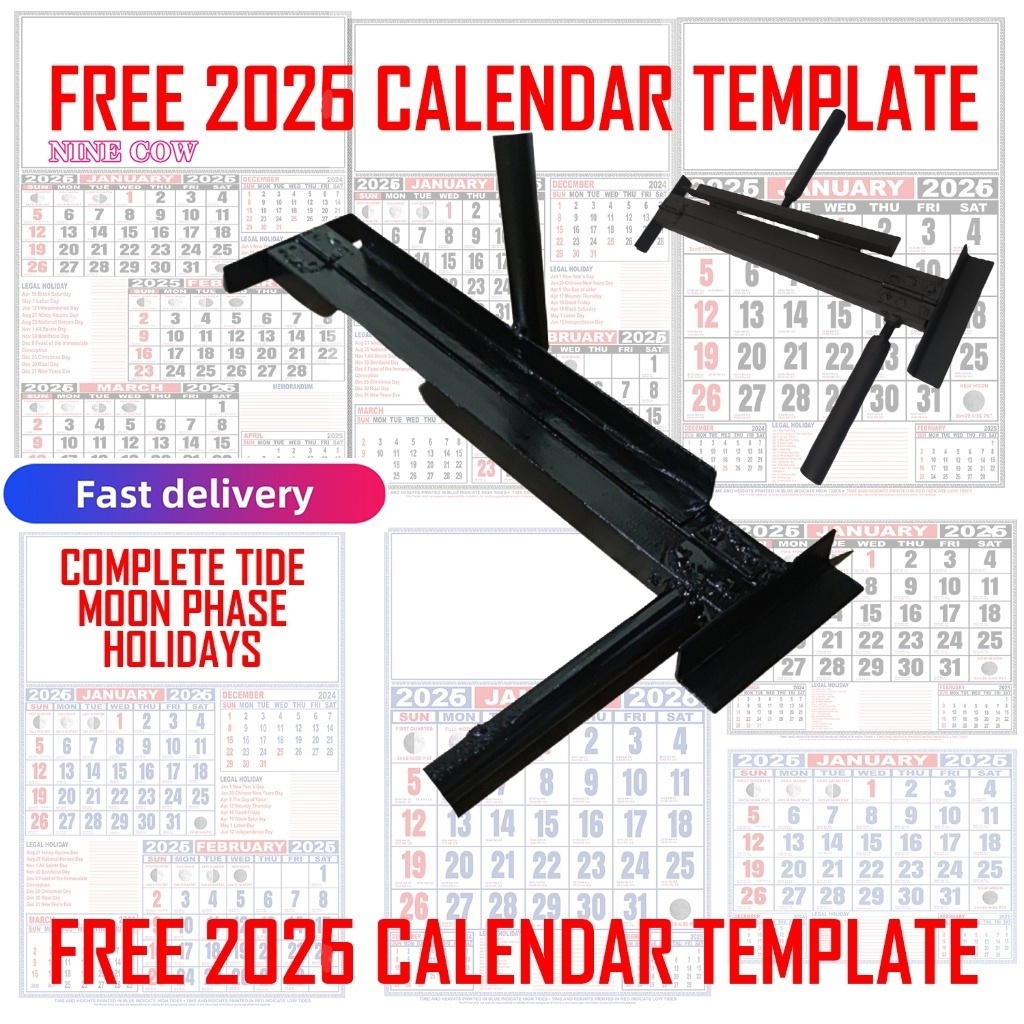 Calendar clipping machine UP TO A3 SIZE and Free 2026 calendar template ...