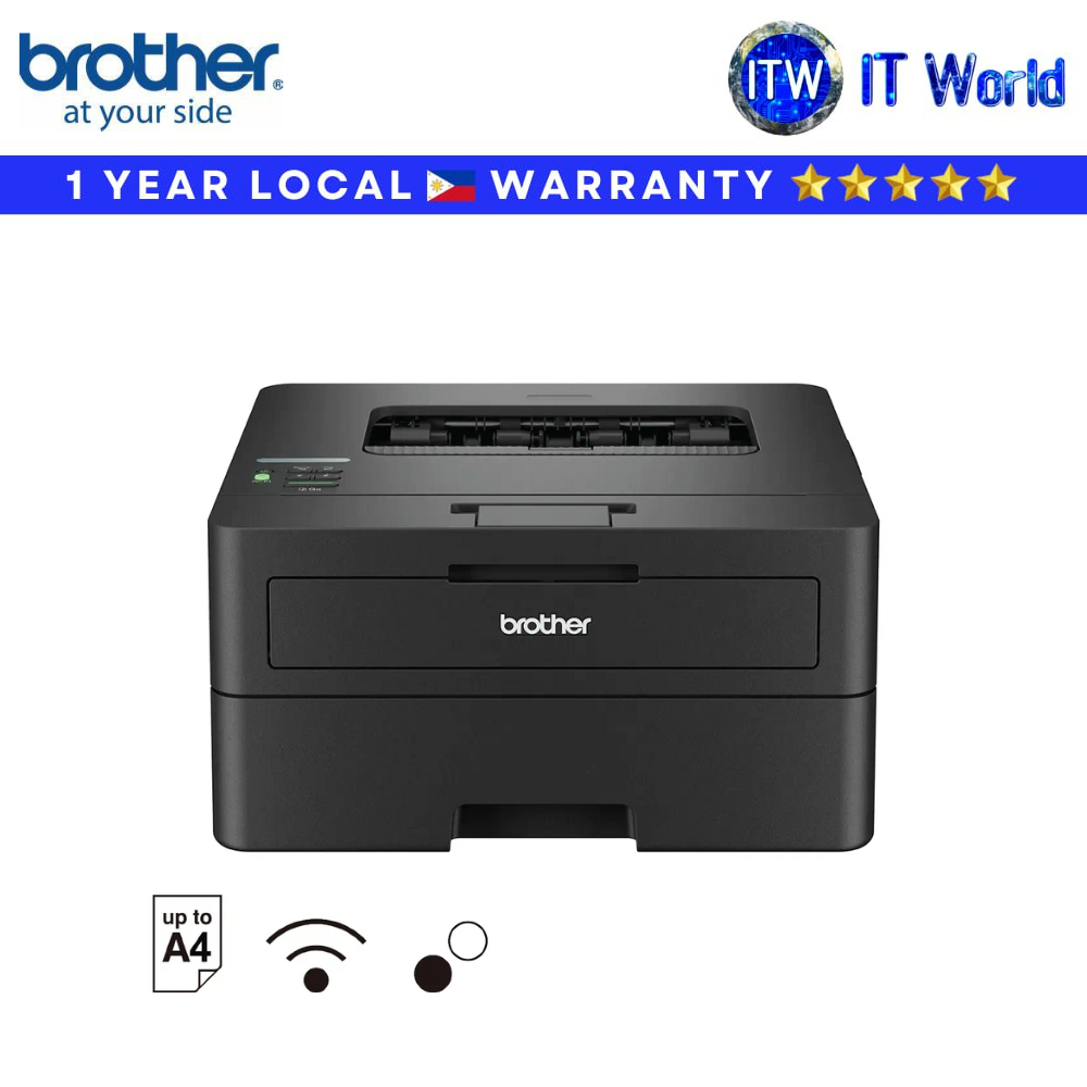 Brother Wireless DCP-L2640DW Compact Monochrome Multi-Function Laser ...