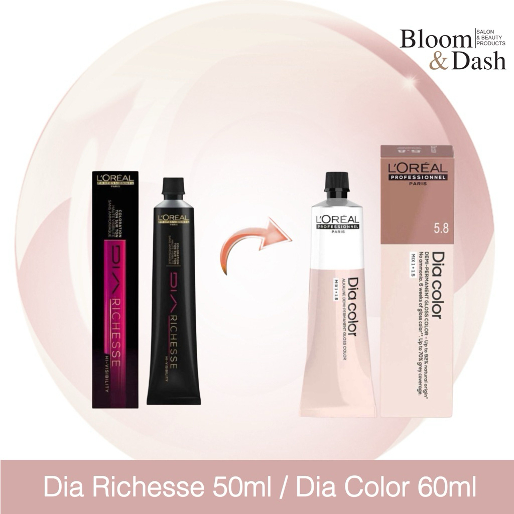 L’Oreal Dia Richesse 50ml / Dia Color 60ml (developer sold separately ...