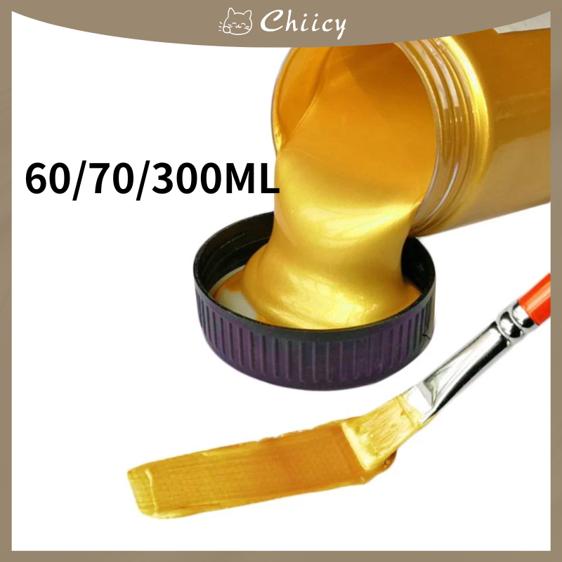 Gold Paint Acrylic Waterproof Color DIY Shift Paint Samurai Glitter ...