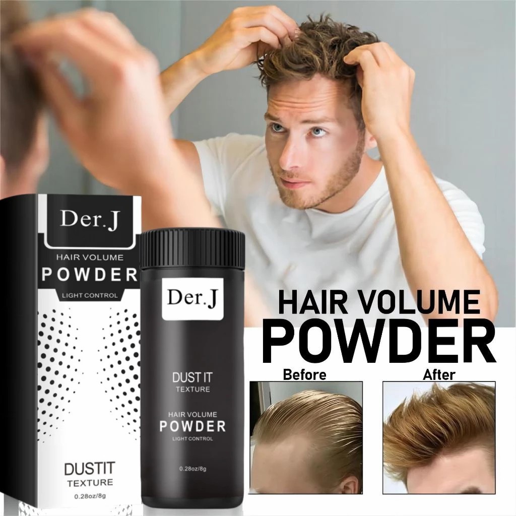 Hair Powder Unisex Hair Volume Styling Powder Refreshing Fluffy Oil ...