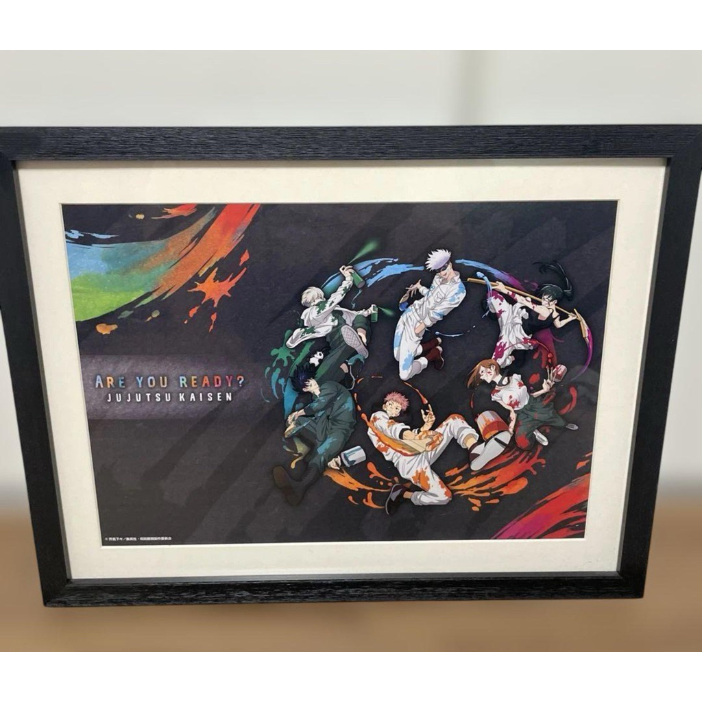 Jujutsu Kaisen Official Frame Glass Anime Japan Official Splash Battle ...