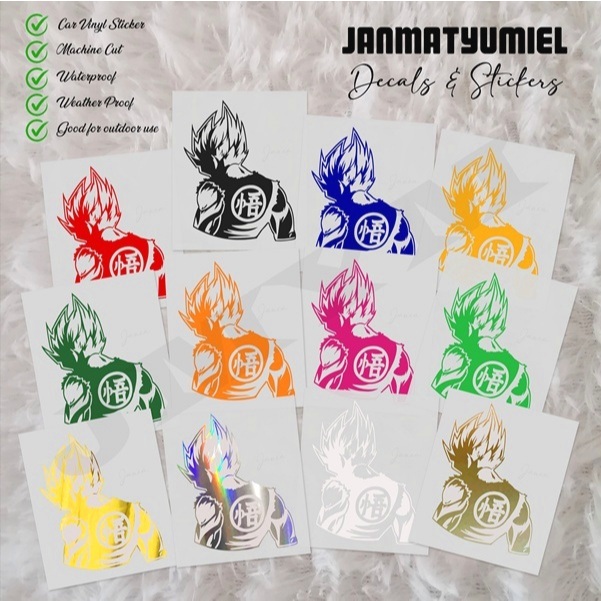 Dragon Ball Die-Cut Vinyl St101476icker/Decal for Motorcycle, Car, etc ...