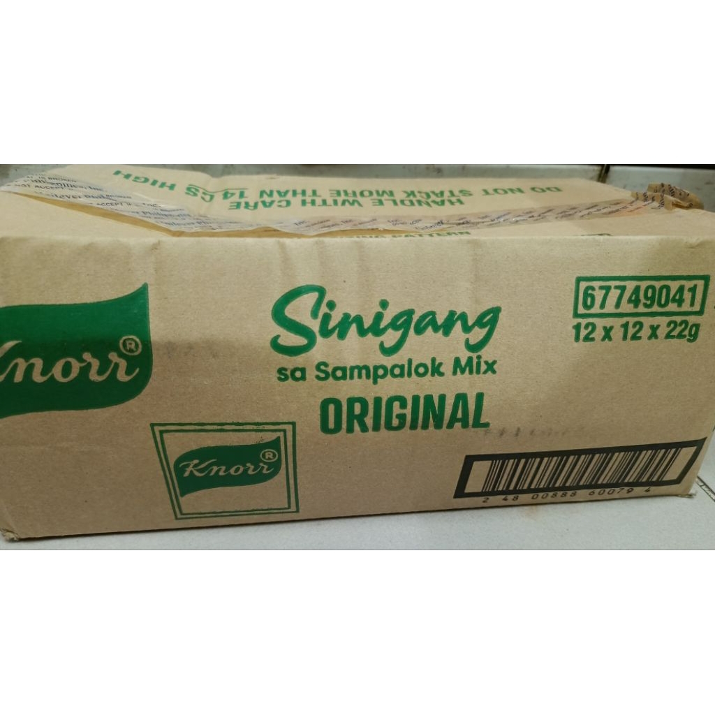 1case Knorr Sinigang Original Gabi 22g | Shopee Philippines
