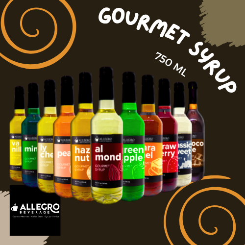 ALLEGRO Gourmet Syrup 750mL – Premium Flavors for Coffee, Milk Tea ...