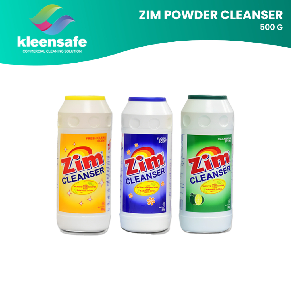 Kleensafe X Zim Powder Cleanser 500g with active germicides and baking ...