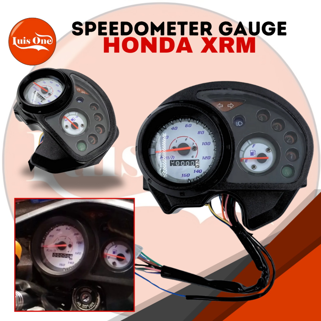 Xrm 110 125 RS125 TRINITY Speedometer Gauge COD | Shopee Philippines