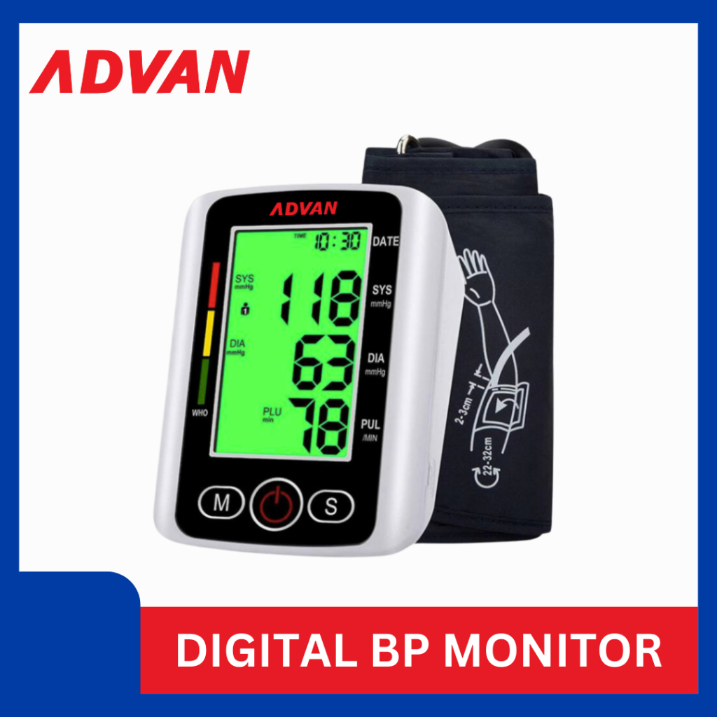 Advan Large Screen Digital Blood Pressure Monitor with Backlight CK ...