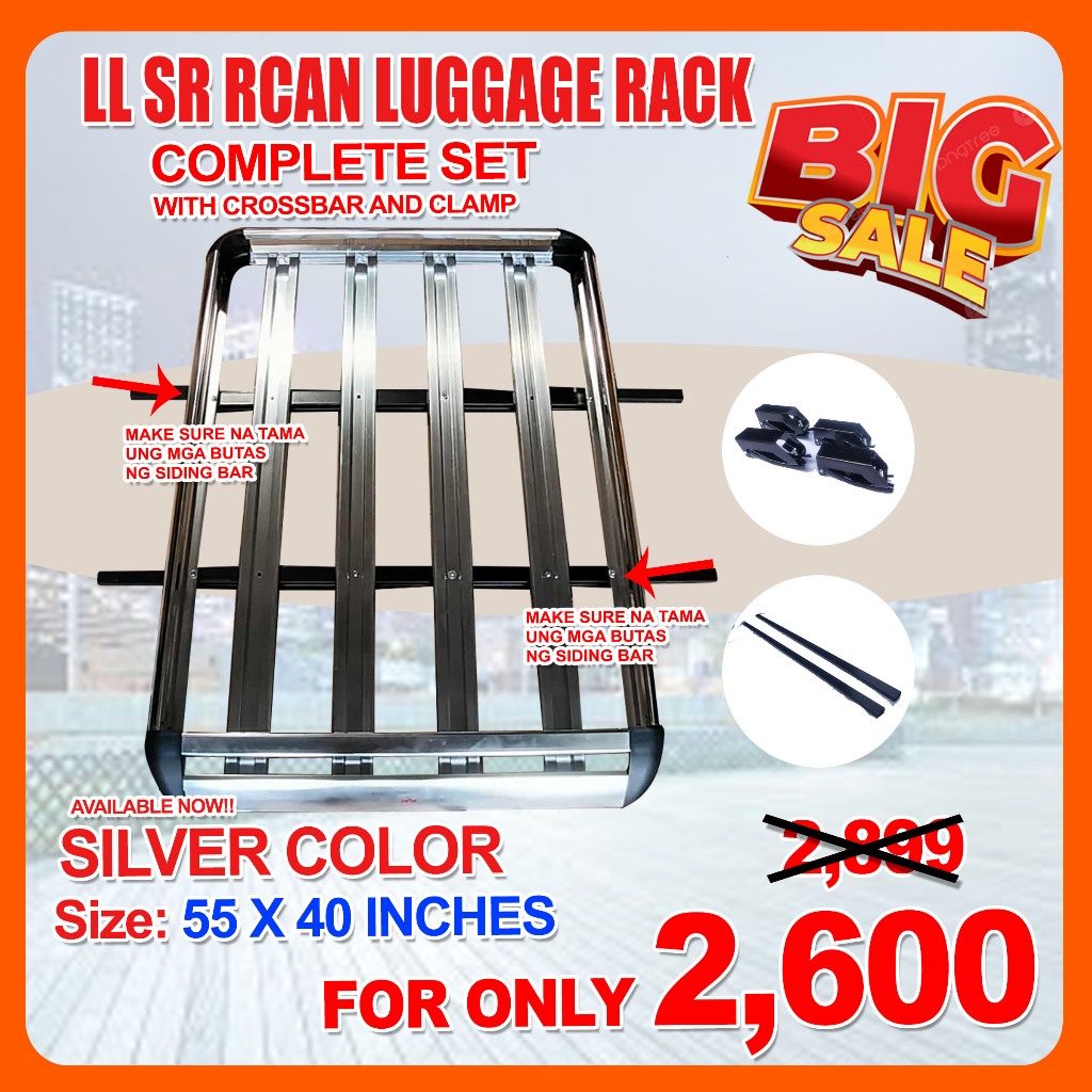 HJ 511 CAR ROOF RACK CAR | Shopee Philippines