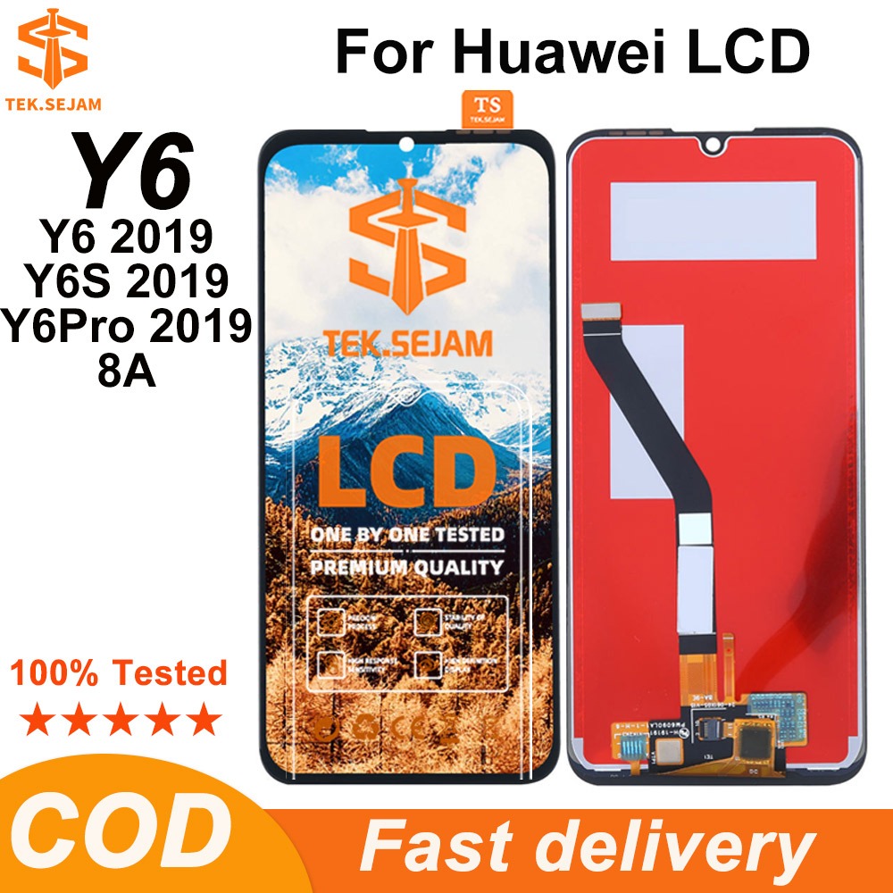 Original LCD For HUAWEI Y6 Y6S Y6 Pro 2019 LCD Display Touch Screen ...