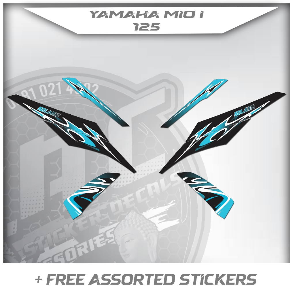 Yamaha Mio I 125 Slashes Sticker Decals 2025 | Shopee Philippines