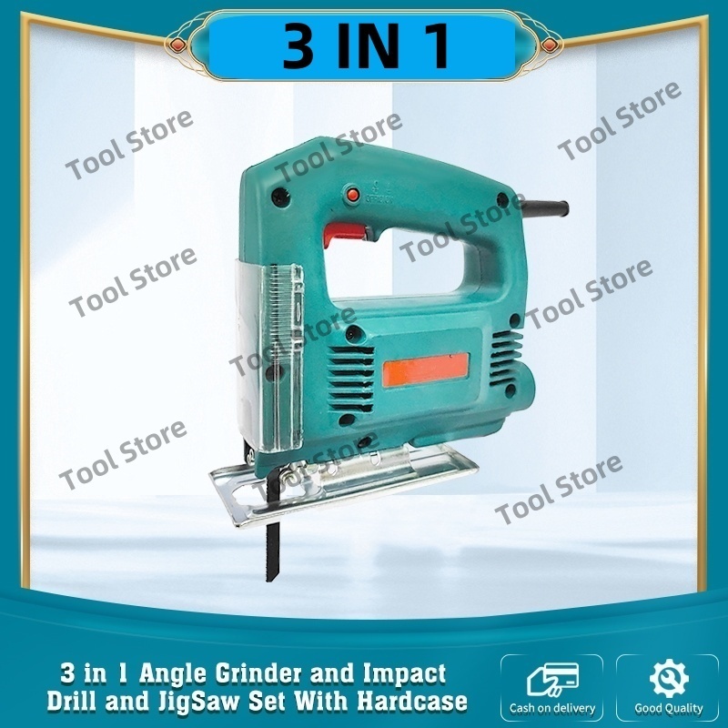 Professional Jig Saw | Power Cutting Tool w/ Laser Guide | Free Blades ...