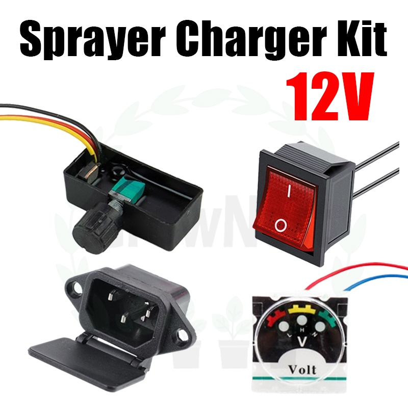 12V Electric Sprayer Speed Controller Sprayer Speed Adjustment Power ...
