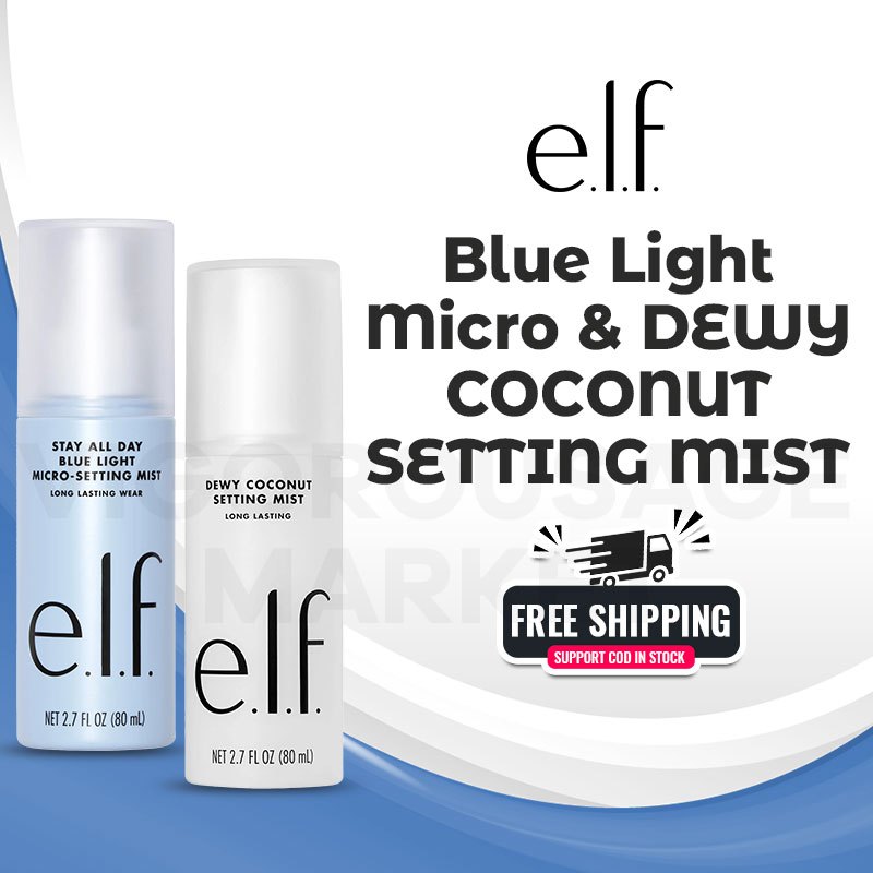 ELF Stay All Night Micro Fine Setting Mist Spray / Dewy Coconut Setting ...