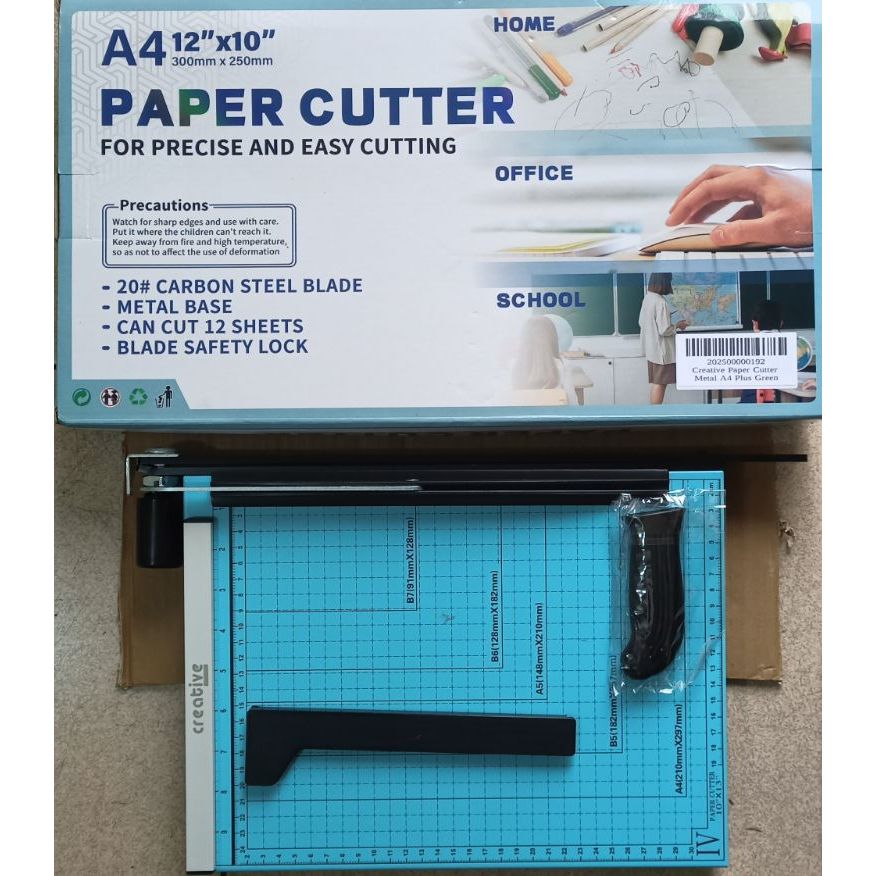 Creative Paper Cutter Metal A4 Plus Green for Precise and Easy Cutting ...