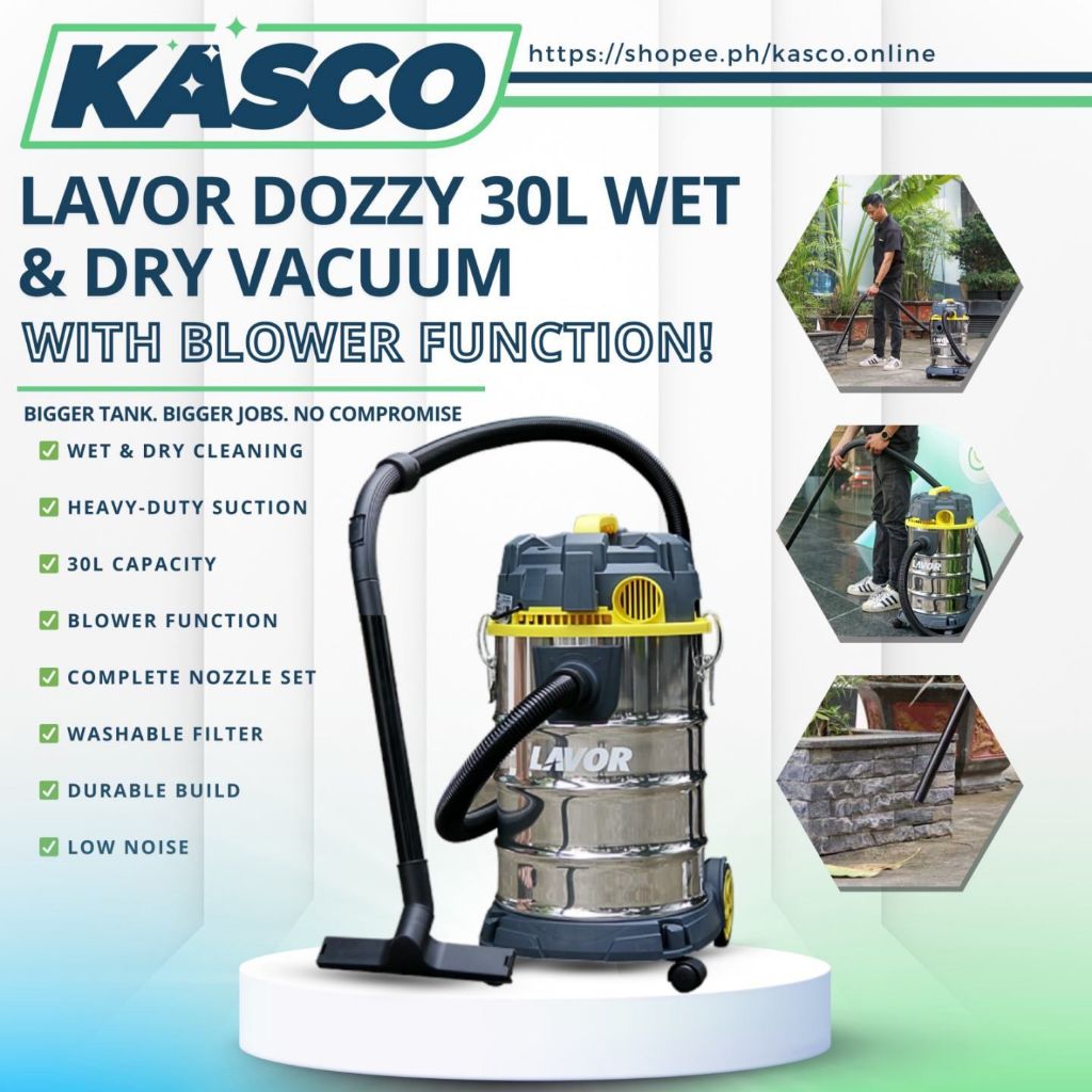 Lavor Dozzy Wet And Dry Vacuum With Blower Function Sold by Kasco ...