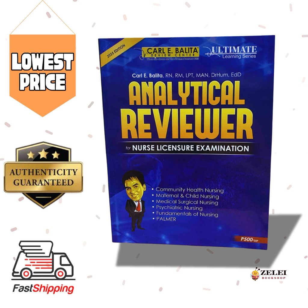 Analytical Reviewer Nurse Licensure Examination 2025 by Carl Balita ...