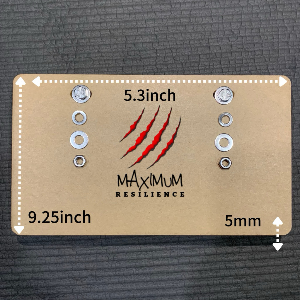 LICENSE PLATE COVER 5MM ACRYLIC MOTORCYCLE PLATE COVER AND PROTECTOR ...