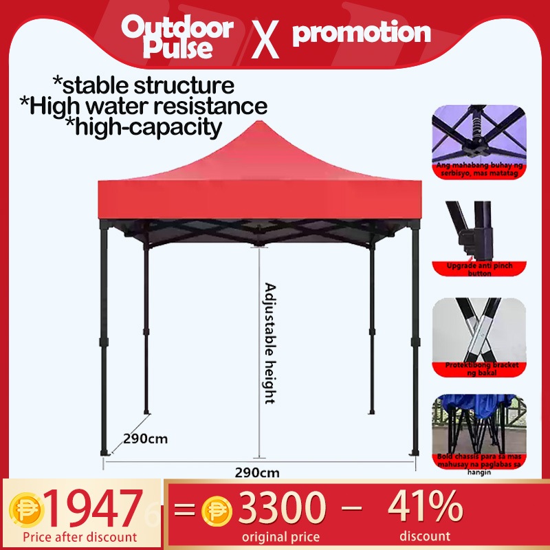 Retractable Tent Car tent Outdoor Stall tent 3X3 camping Retractable ...