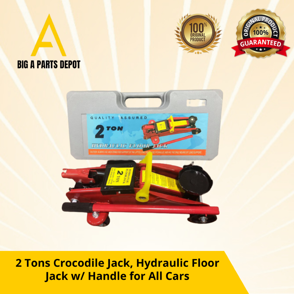 Crocodile Jack Hydraulic Floor Jack w/ Handle (Applicable to All Cars ...
