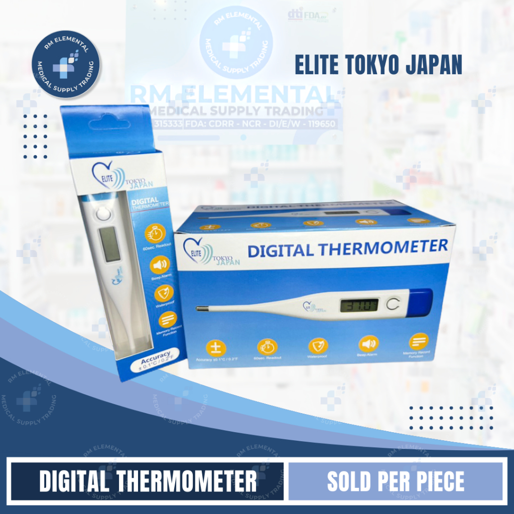 (piece) Digital Thermometer (ELITE TOKYO JAPAN) SOLD PER PIECE | Shopee ...